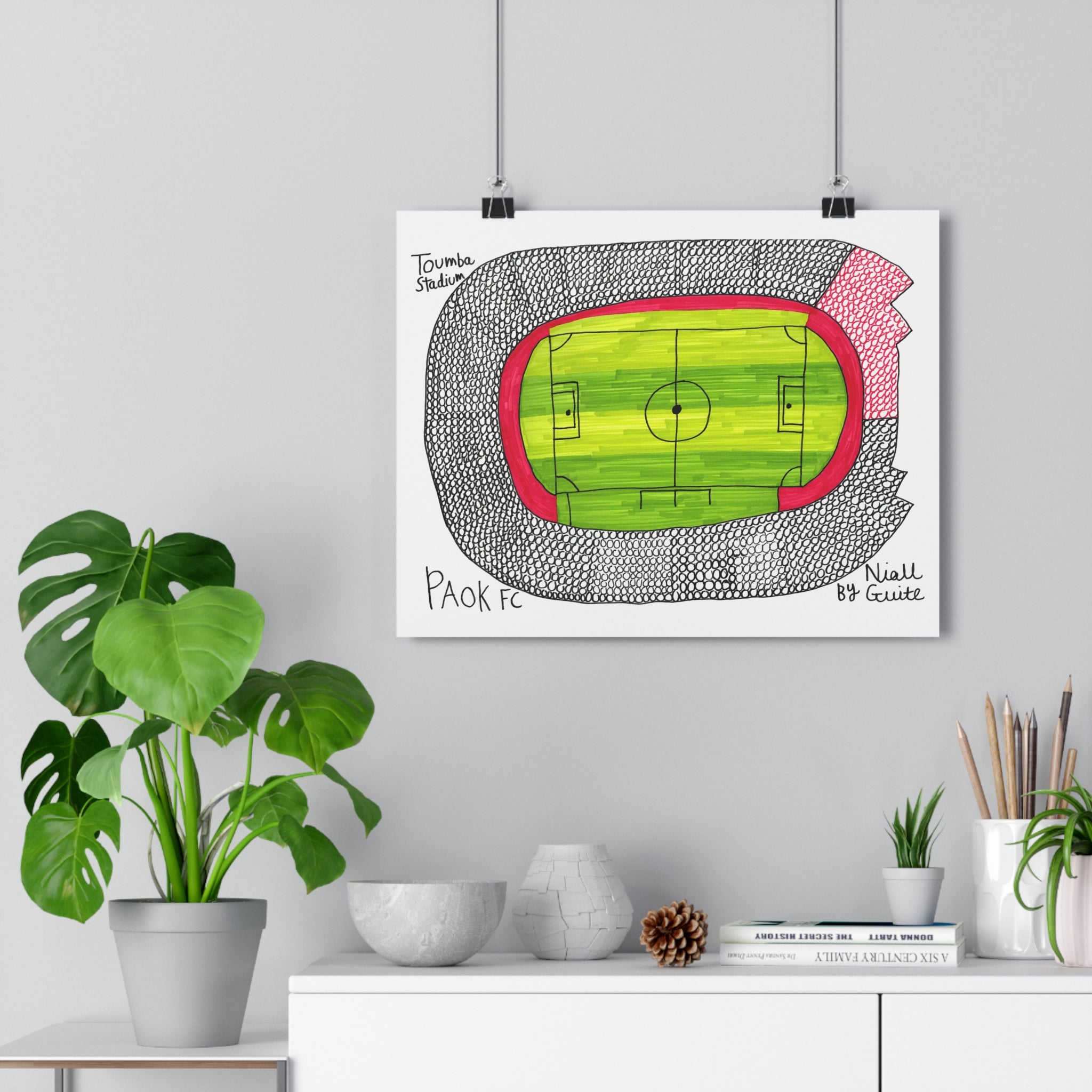 PAOK - Toumba Stadium - Print – Niall Guite - Art with a Special Goal