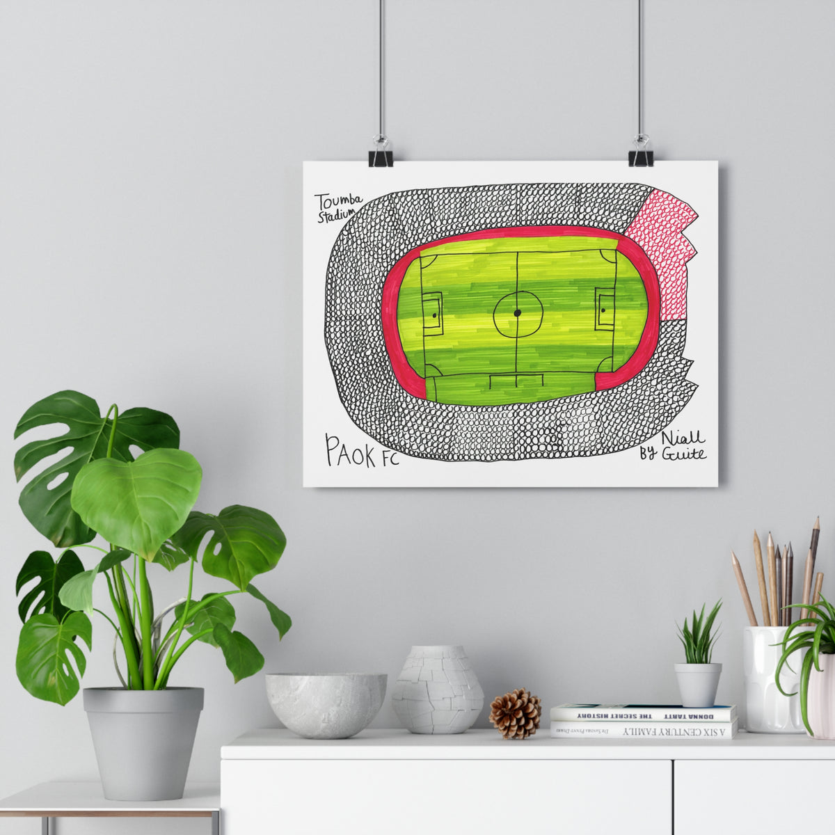PAOK - Toumba Stadium - Print – Niall Guite - Art with a Special Goal