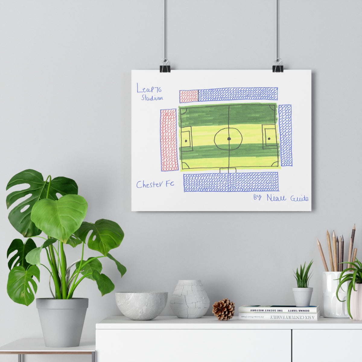 Chester FC - Leap 76 Stadium - Print – Niall Guite - Art with a Special ...