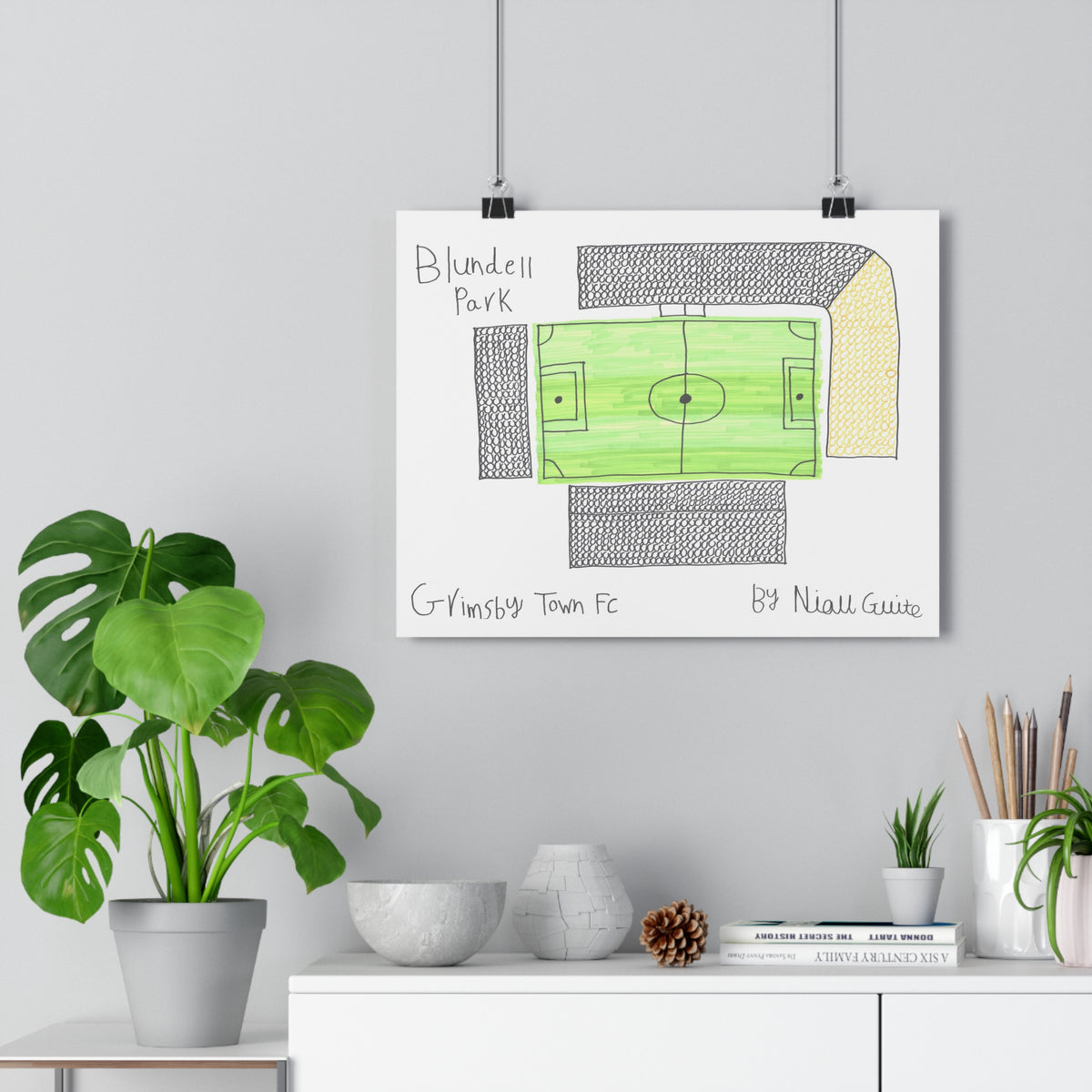 Grimsby Town - Blundell Park - Print – Niall Guite - Art with a Special ...